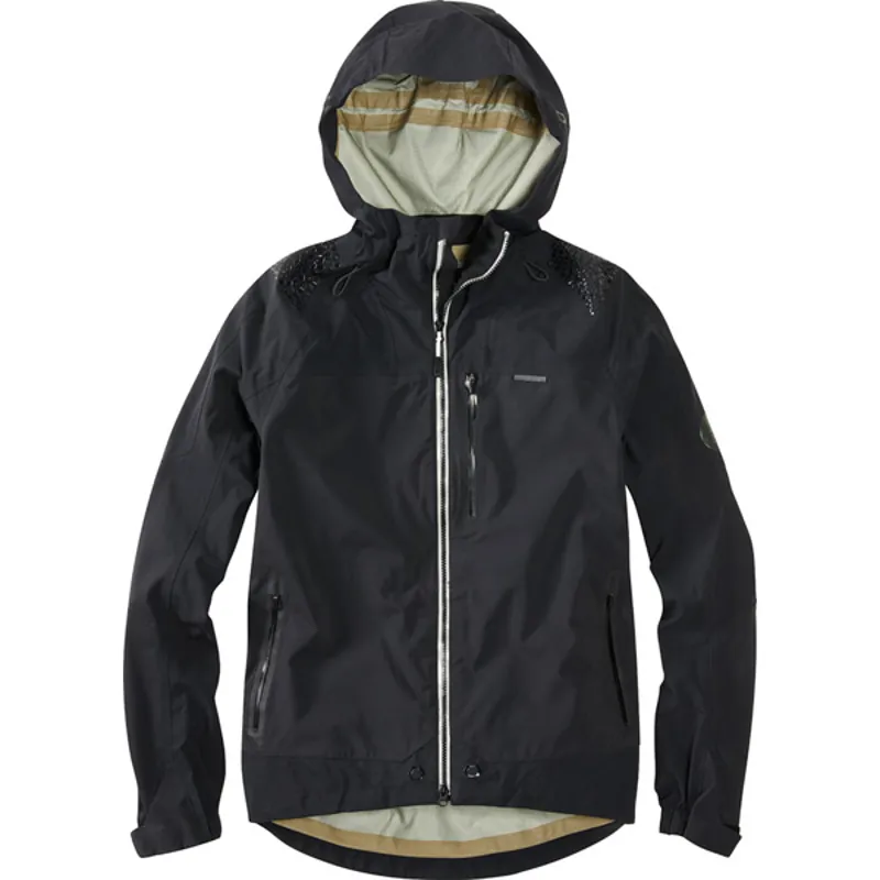 Madison DTE 3-Layer Storm Mens Waterproof Jacket in Black