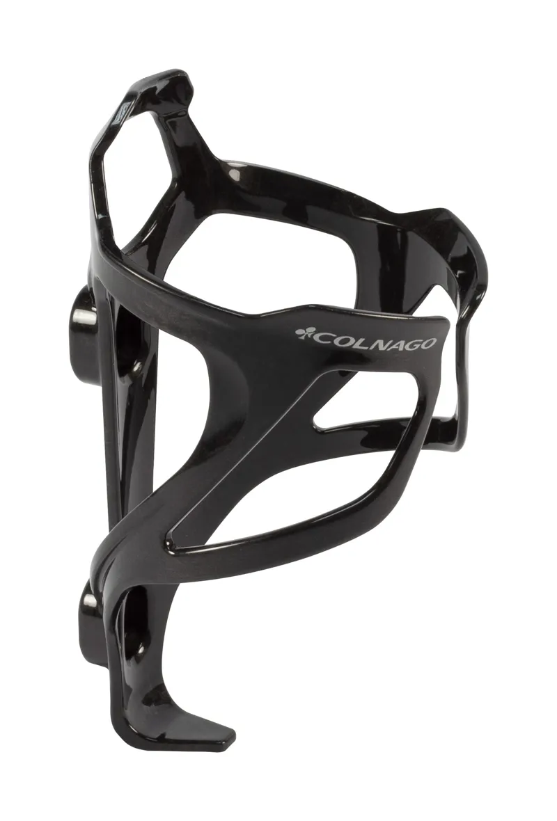 Colnago BC02 Carbon Bottle Cage in Black and Silver