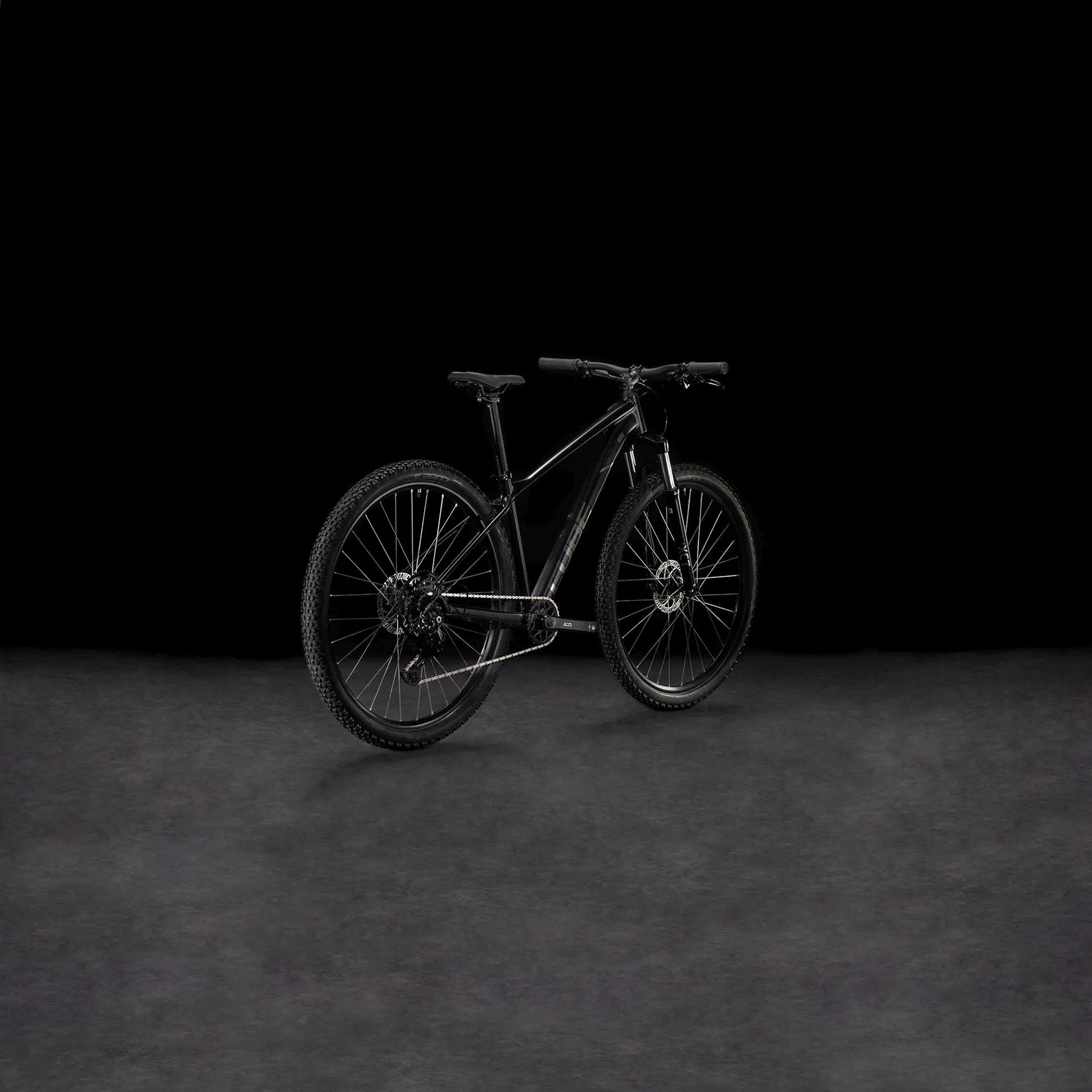 Cube Aim Pro Mountain Bike in Black and Slateblack