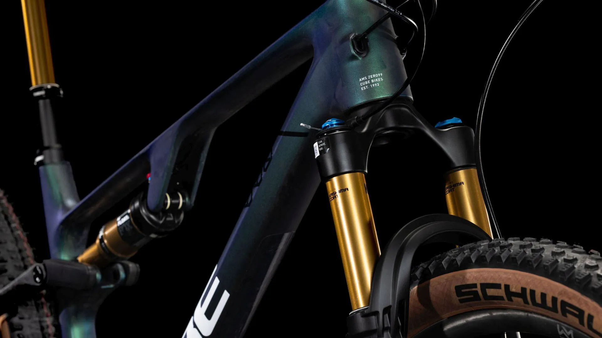 Cube AMS ZERO99 C:68X SLX Full Suspension Mountain Bike in Liquidgoblin ...