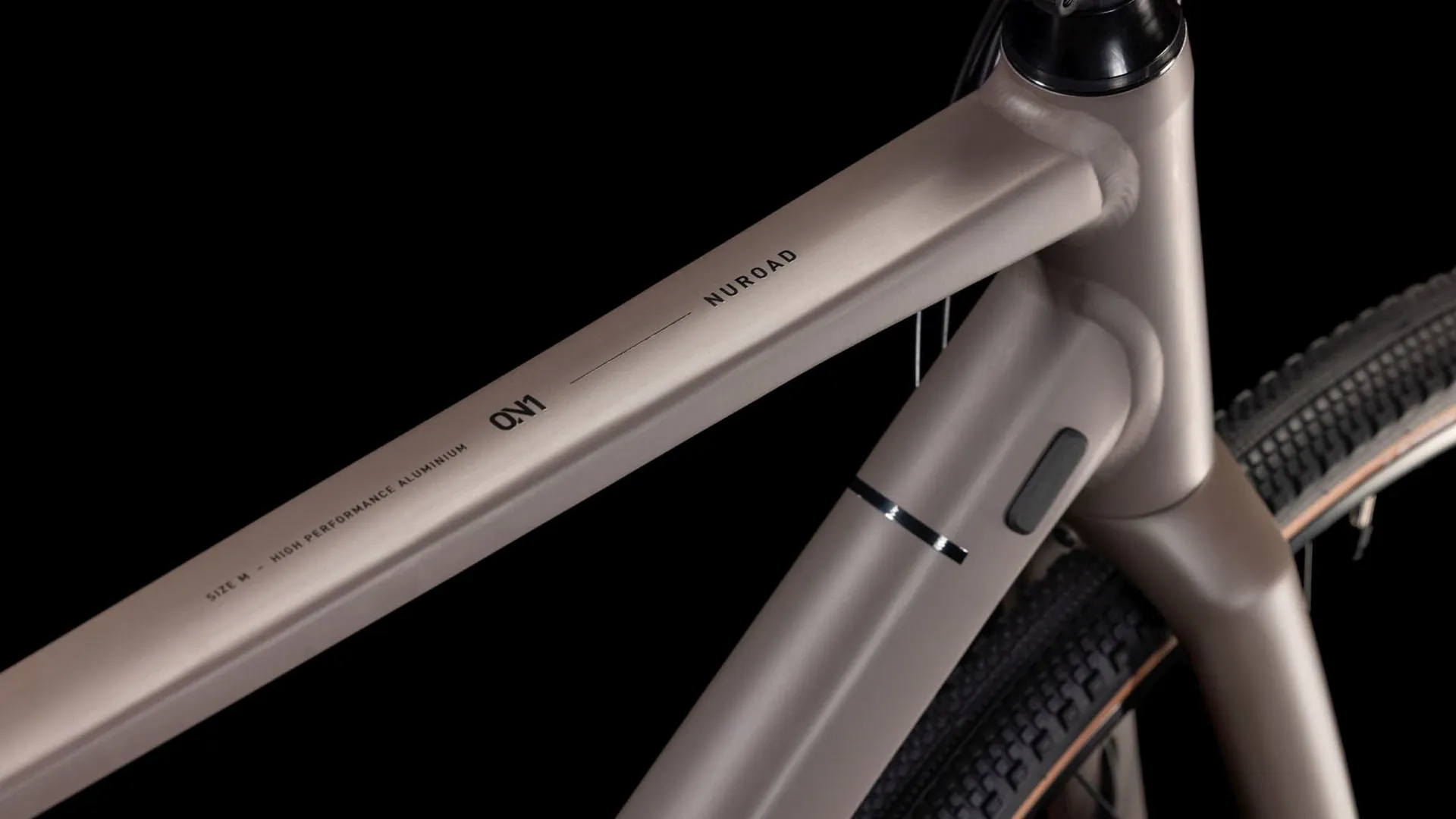 Cube Nuroad ONE Gravel Bike in Cedar and Black