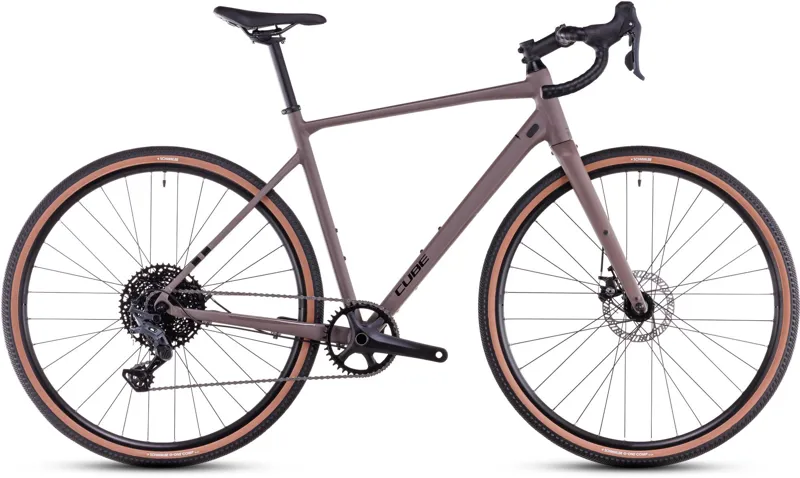 Cube Nuroad ONE Gravel Bike in Cedar and Black