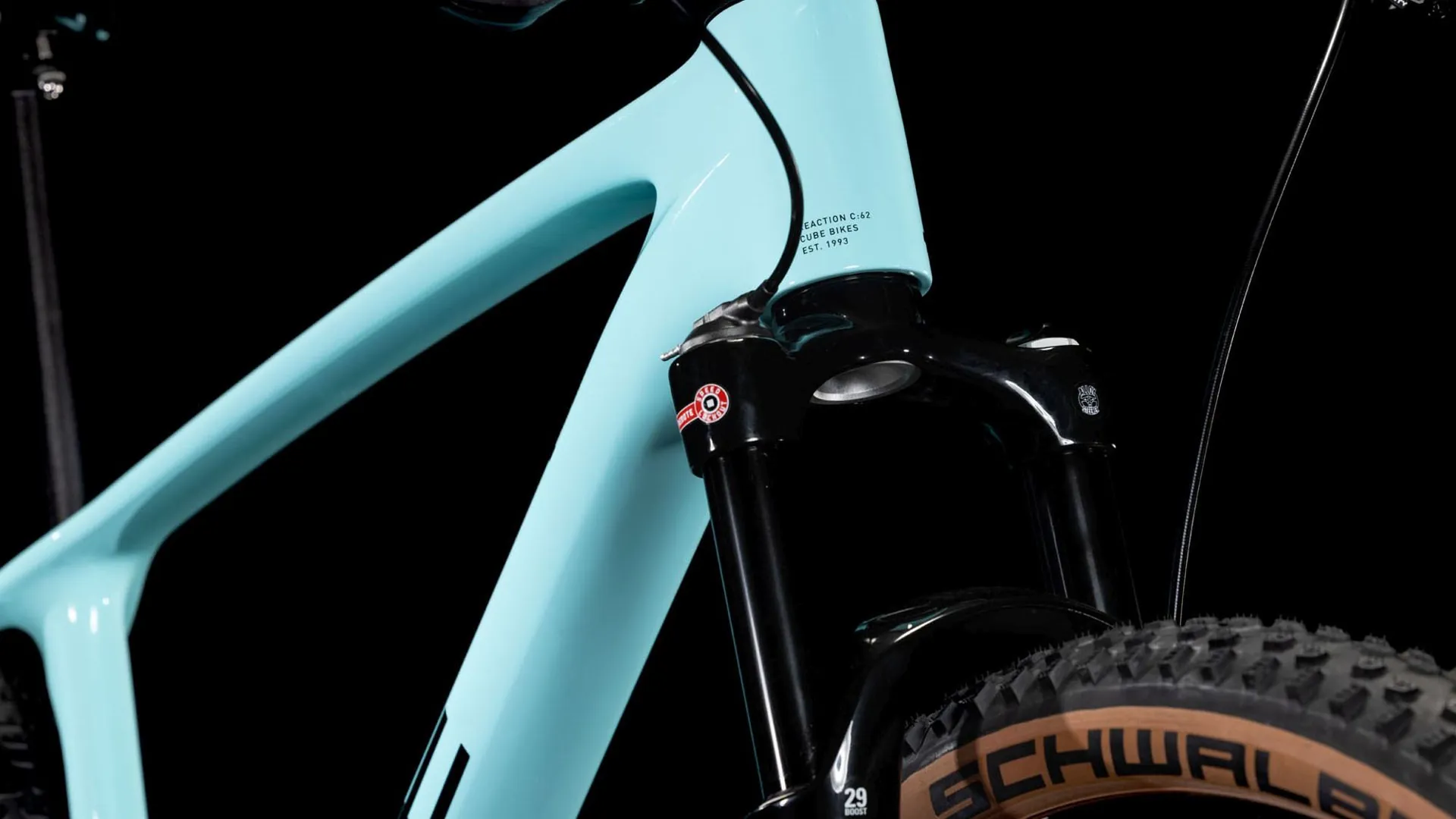 Cube Reaction C:62 ONE Mountain Bike in Dazzle and Black