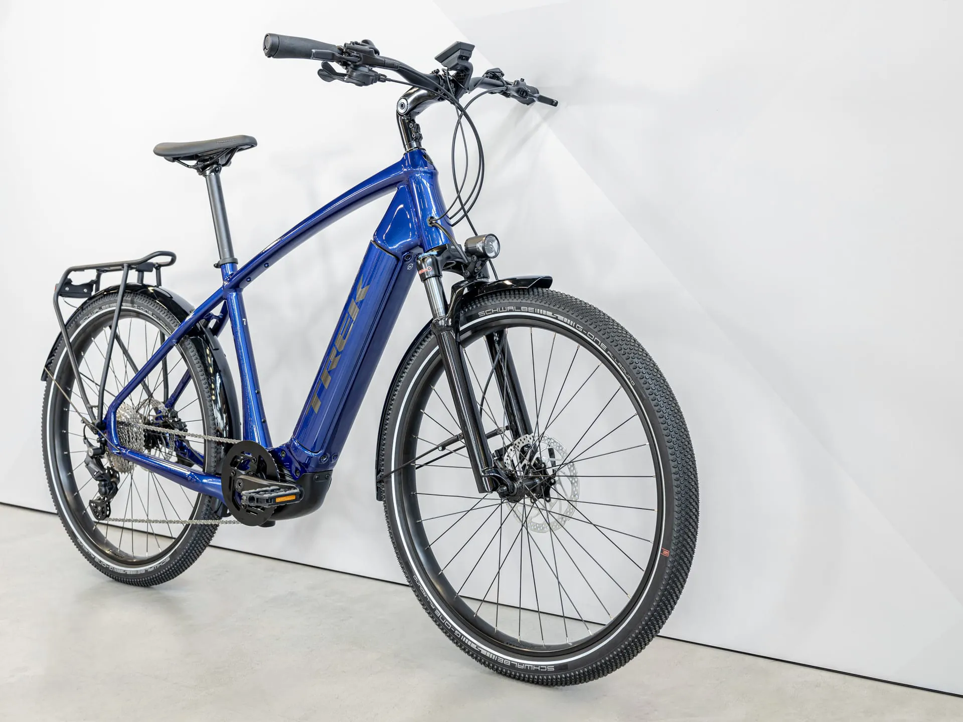 TREK Allant+ 7 625Wh Electric Hybrid Bike in Hex Blue