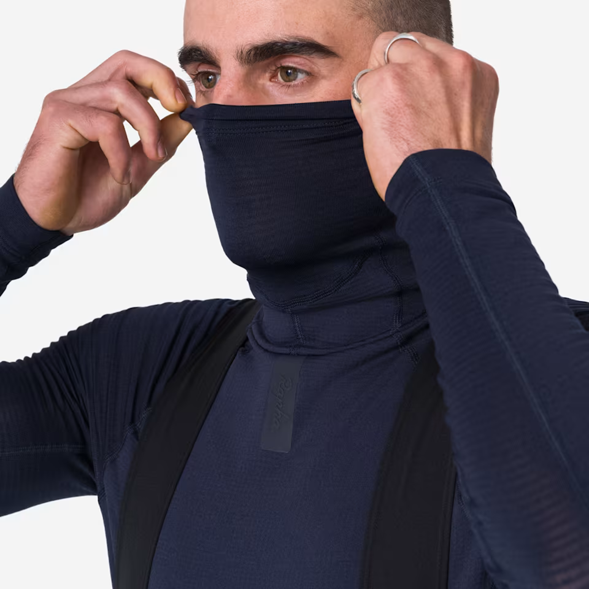 Rapha Men's Thermal Base Layer in Navy and Black