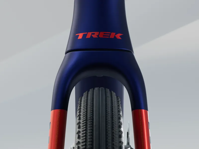 TREK Checkmate SLR 9 AXS Gravel Bike in Hex Blue and Plasma Grey