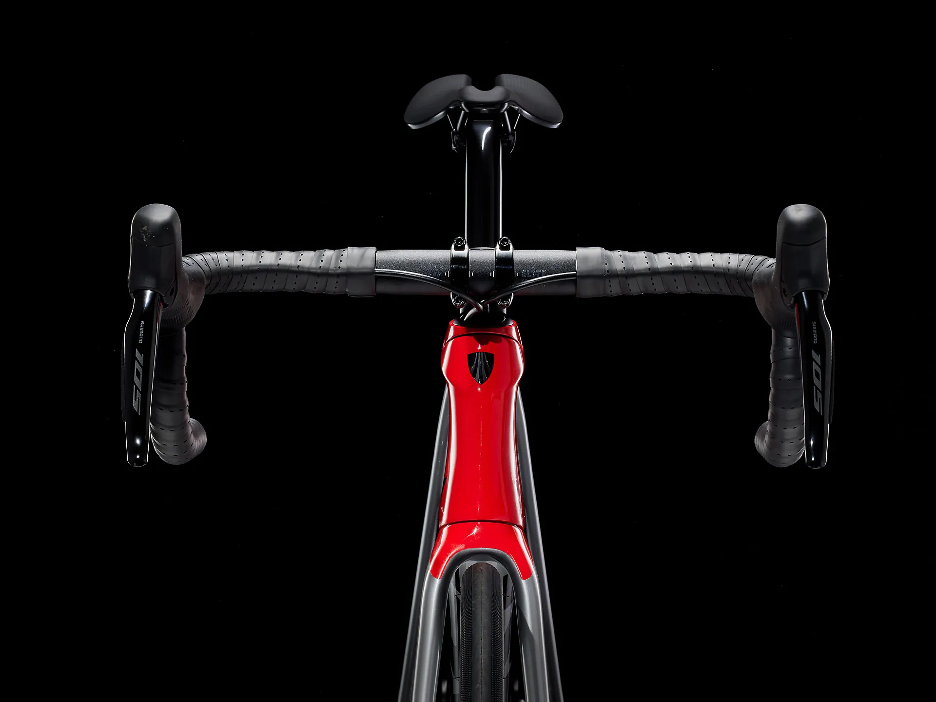 TREK Emonda SL 6 Di2 Road Bike in Quicksilver in Red