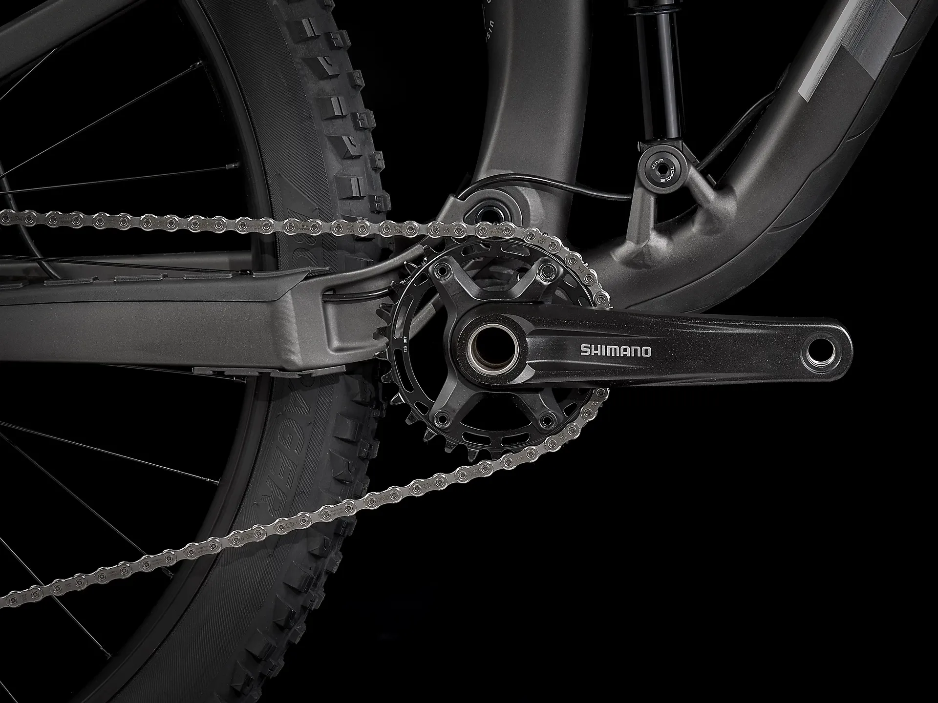 TREK Fuel EX 5 Gen 5 Full Suspension Mountain Bike in Matte Dnister Black