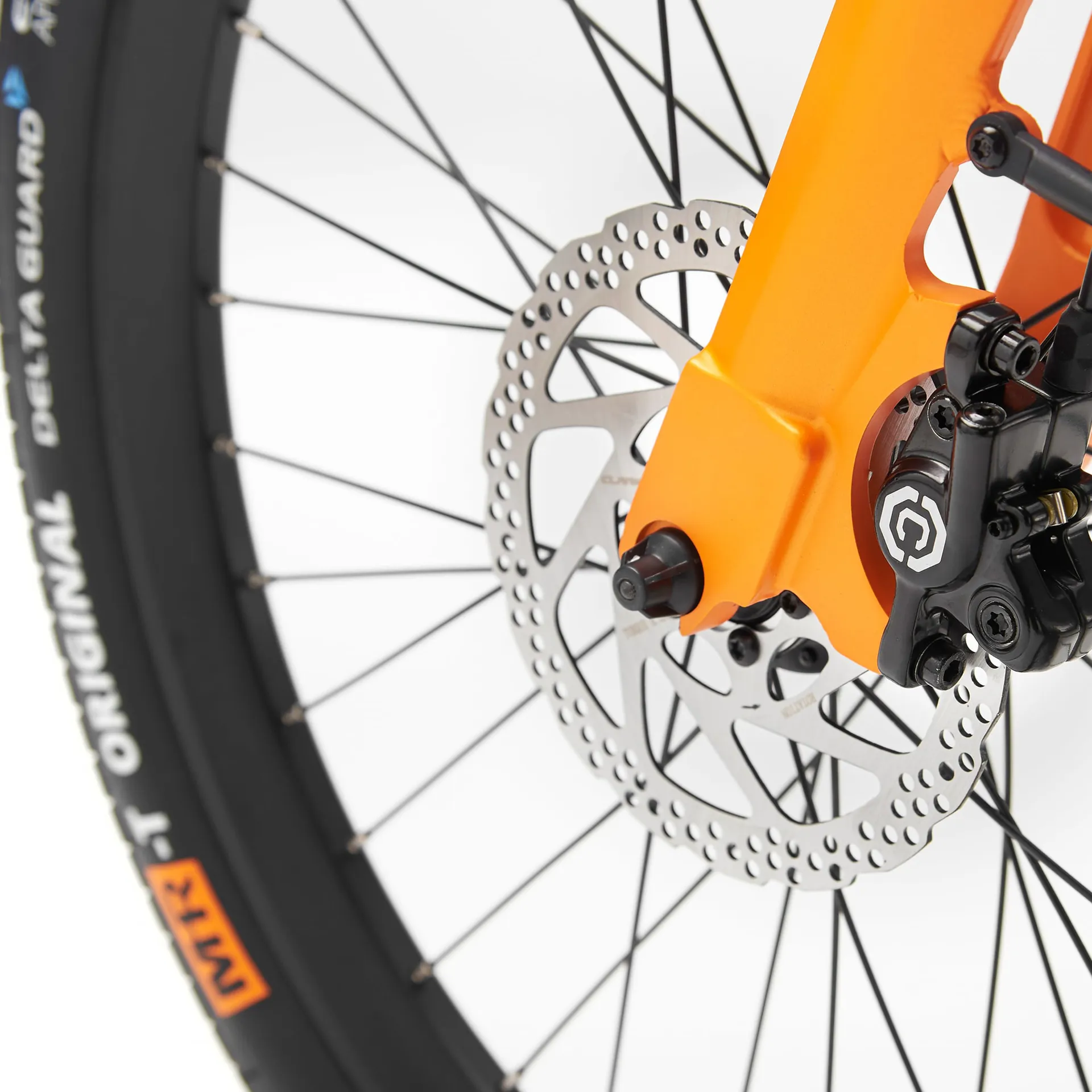 MiRiDER 24 Compact Step Through Electric Bike in Ember Orange