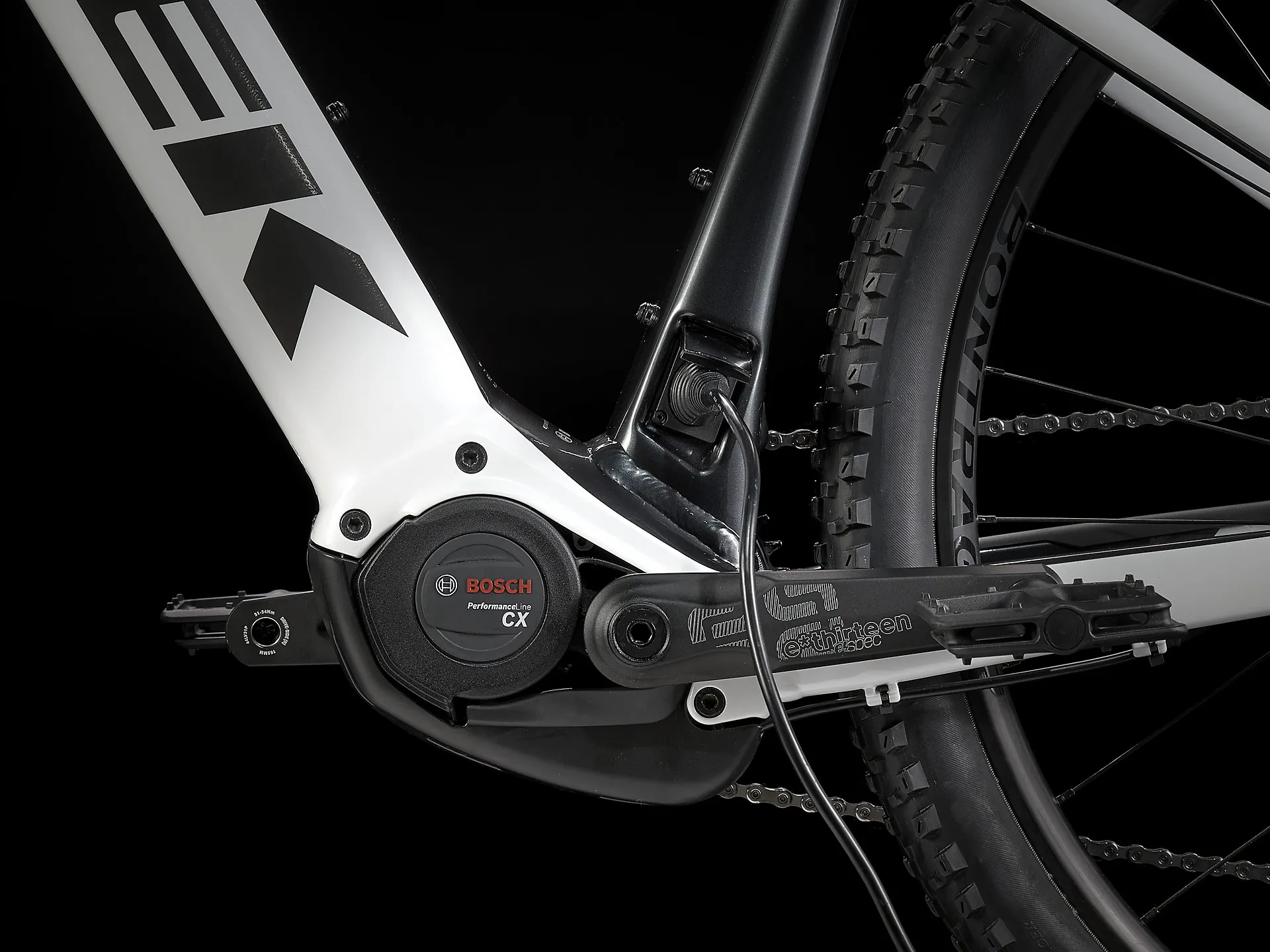 TREK Powerfly 5 625Wh Gen 3 Electric Mountain Bike in White