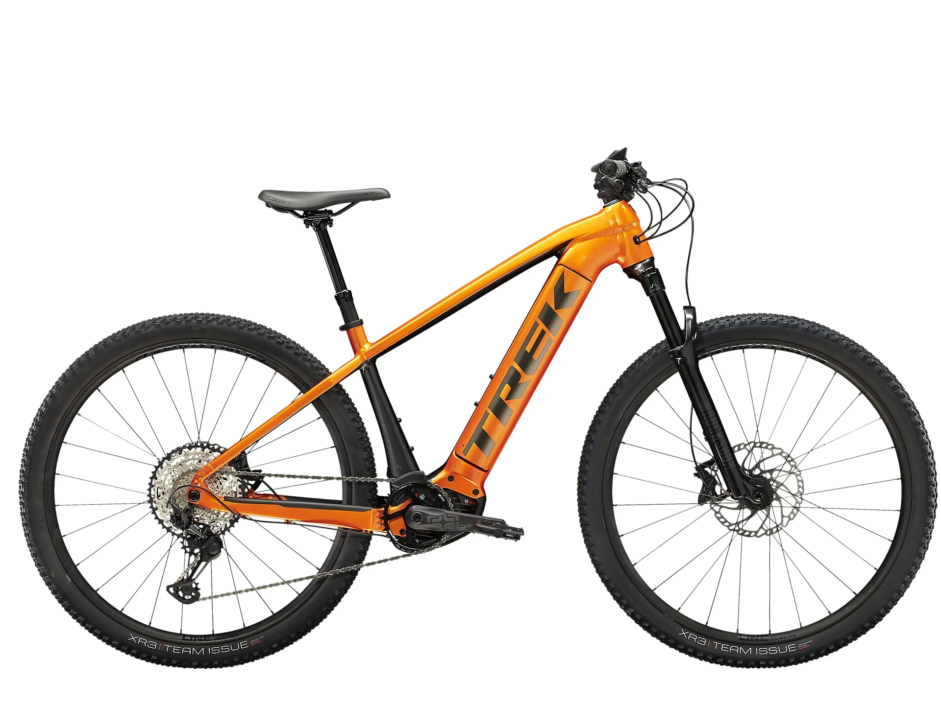 TREK Powerfly 7 625Wh Gen 3 Electric Mountain Bike in Factory Orange ...