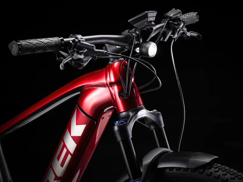 TREK Powerfly Sport 7 Equipped 625Wh Electric Mountain Bike in Crimson and Lithium Grey