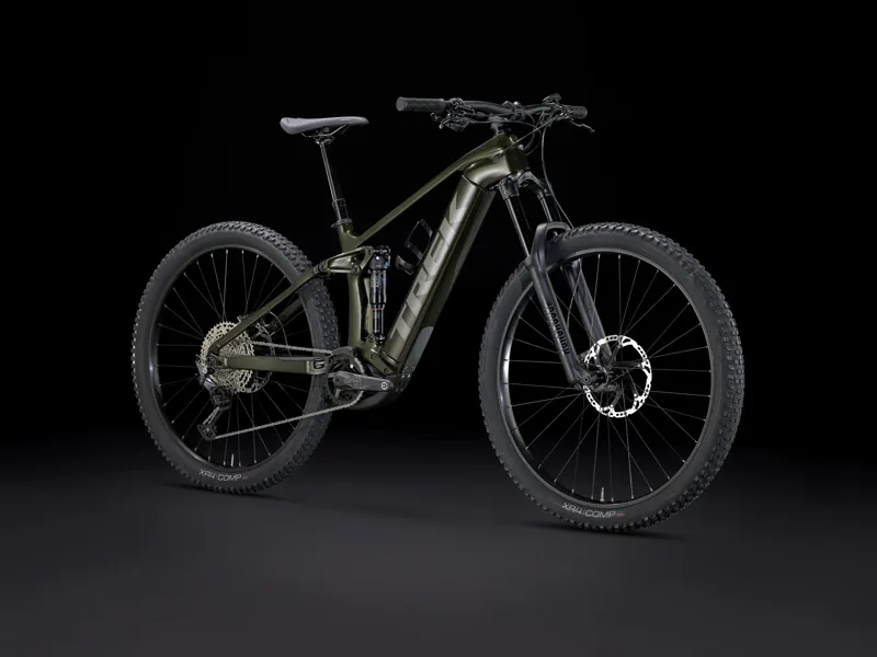 TREK Rail 9.5 750Wh Gen 4 Electric Mountain Bike in Black Olive