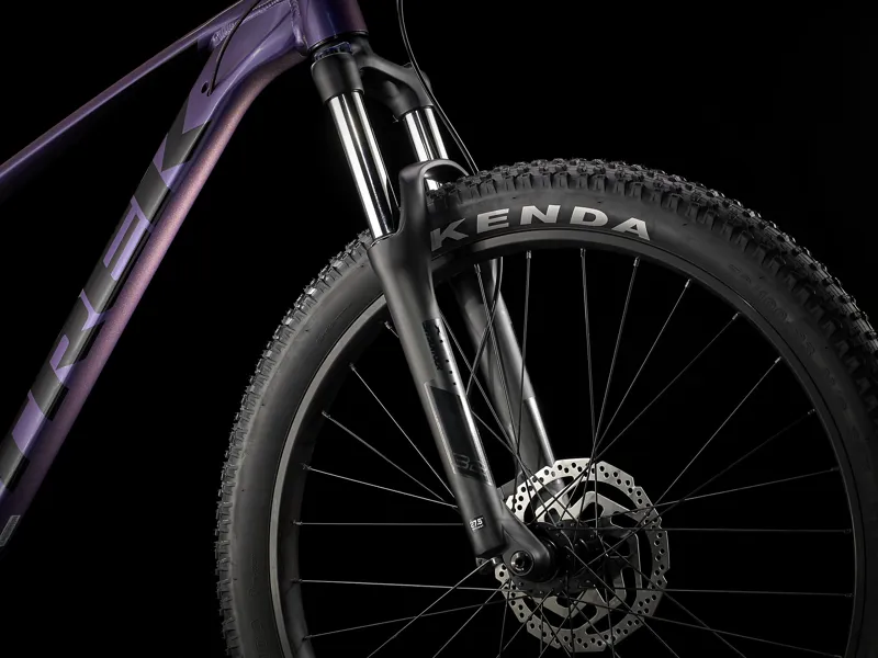 TREK Roscoe 6 Hardtail Mountain Bike in Purple and Black