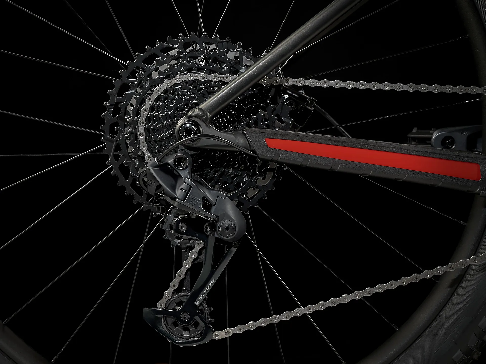 TREK Roscoe 8 Hardtail Mountain Bike in Matte Black Olive