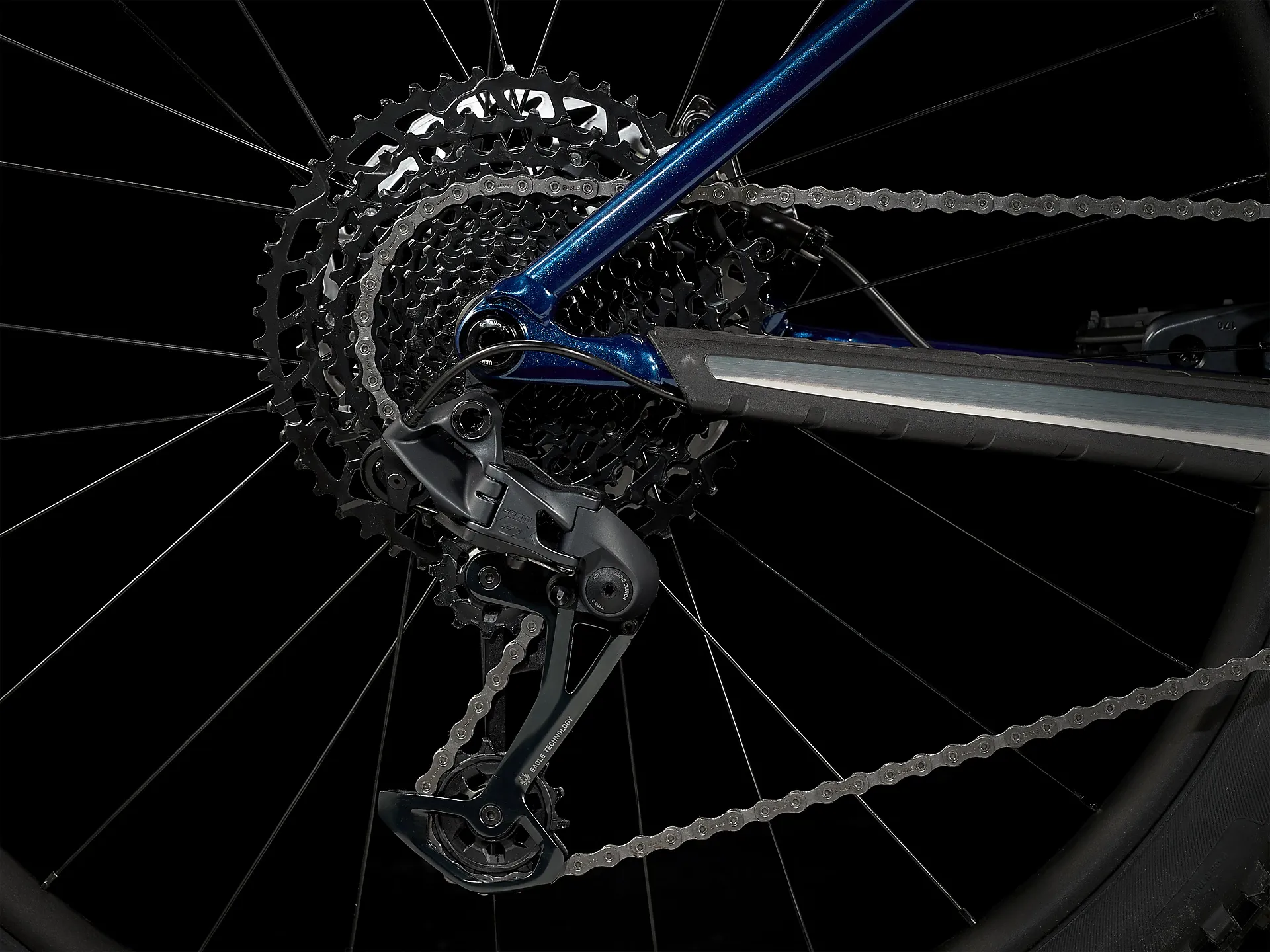 TREK Roscoe 8 Hardtail Mountain Bike in Mulsanne Blue