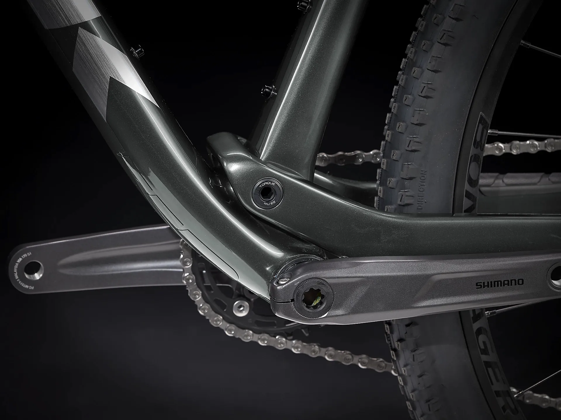 TREK Supercaliber 9.6 Full Suspension XC Mountain Bike in Grey