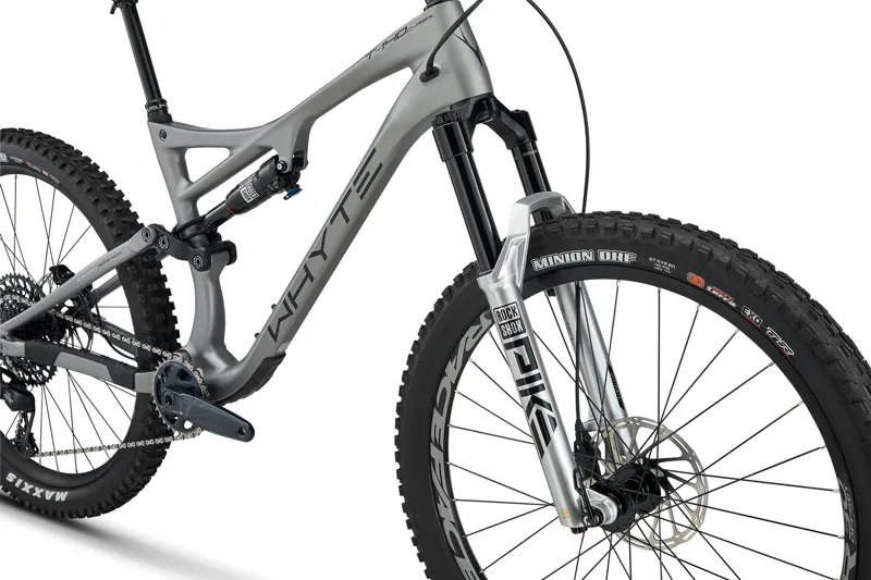 Whyte Bikes T-140C RSX Full Suspension Mountain Bike in Matt Grey with ...