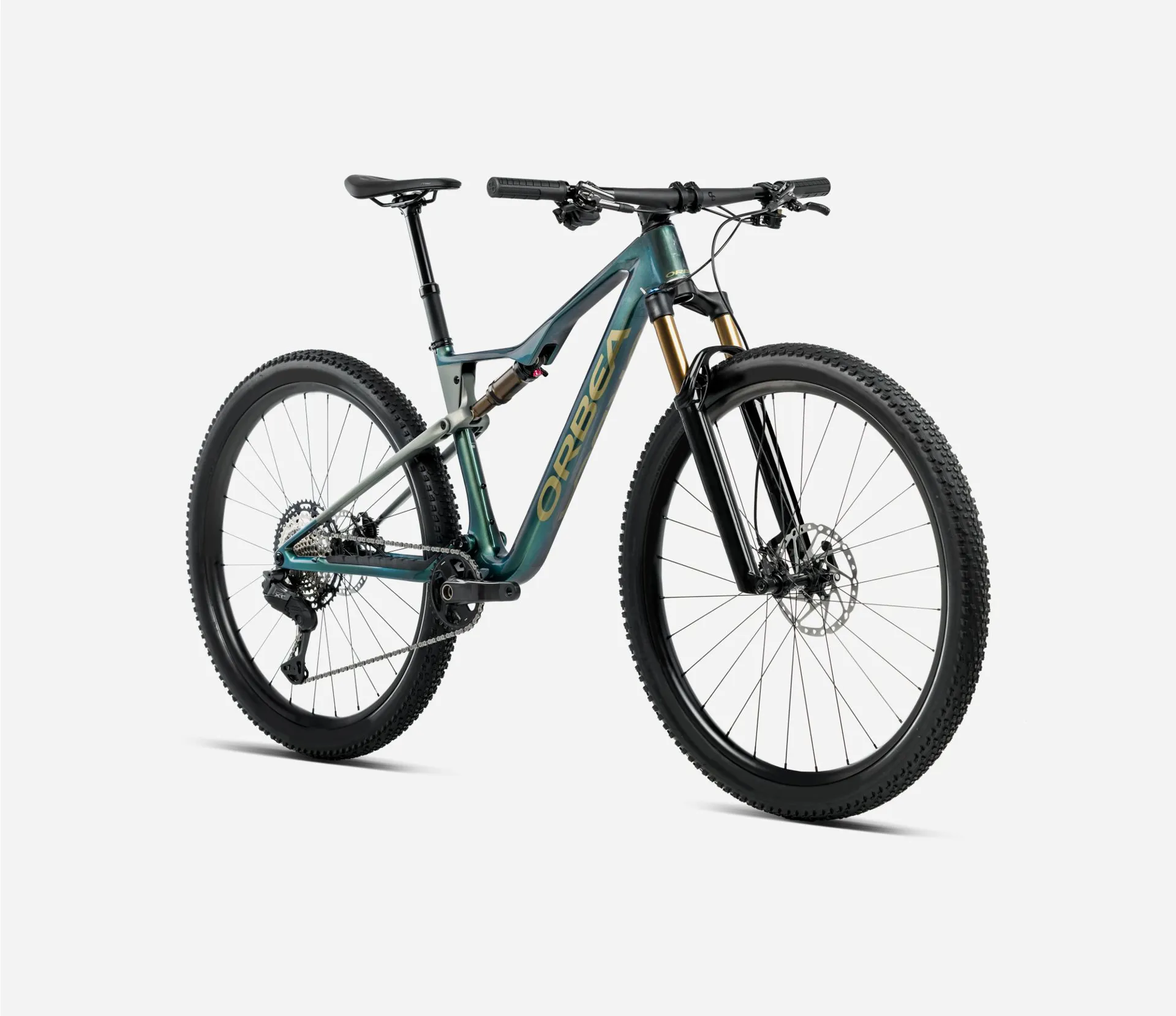 ORBEA Oiz M21 Full Suspension Mountain Bike in Seaweed Carbon View and ...