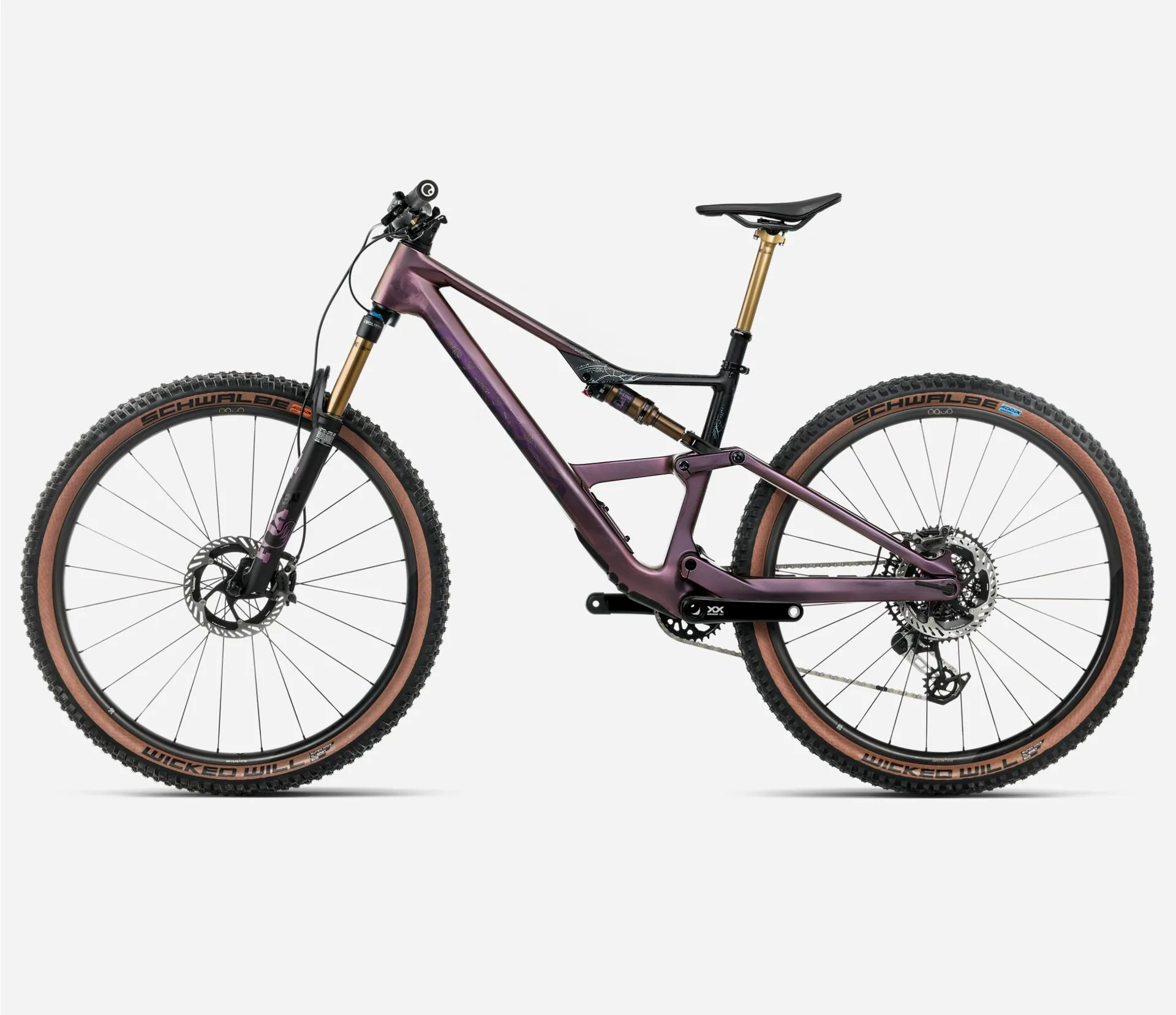 ORBEA Occam SL M-LTD Full Suspension Mountain Bike in Sunset Carbon ...