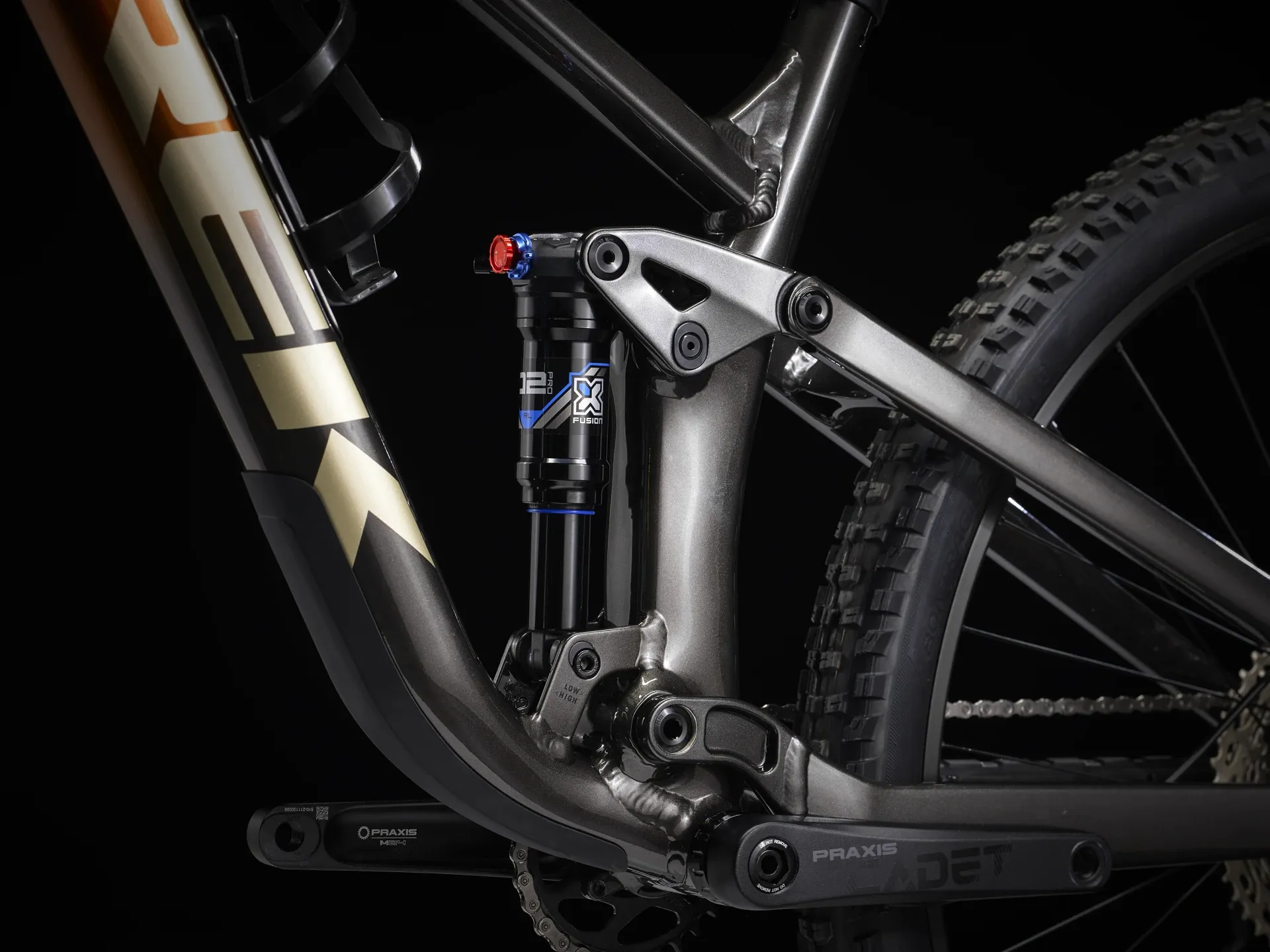 TREK Top Fuel 5 Full Suspension Mountain Bike in Pennyflake to Dnister ...