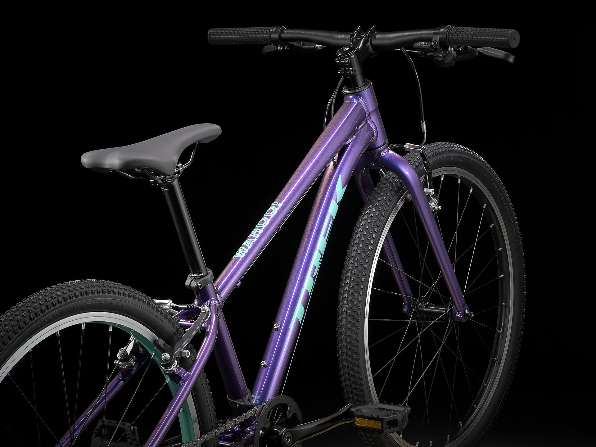 TREK Wahoo 24 Hybrid Kids Bike in Purple