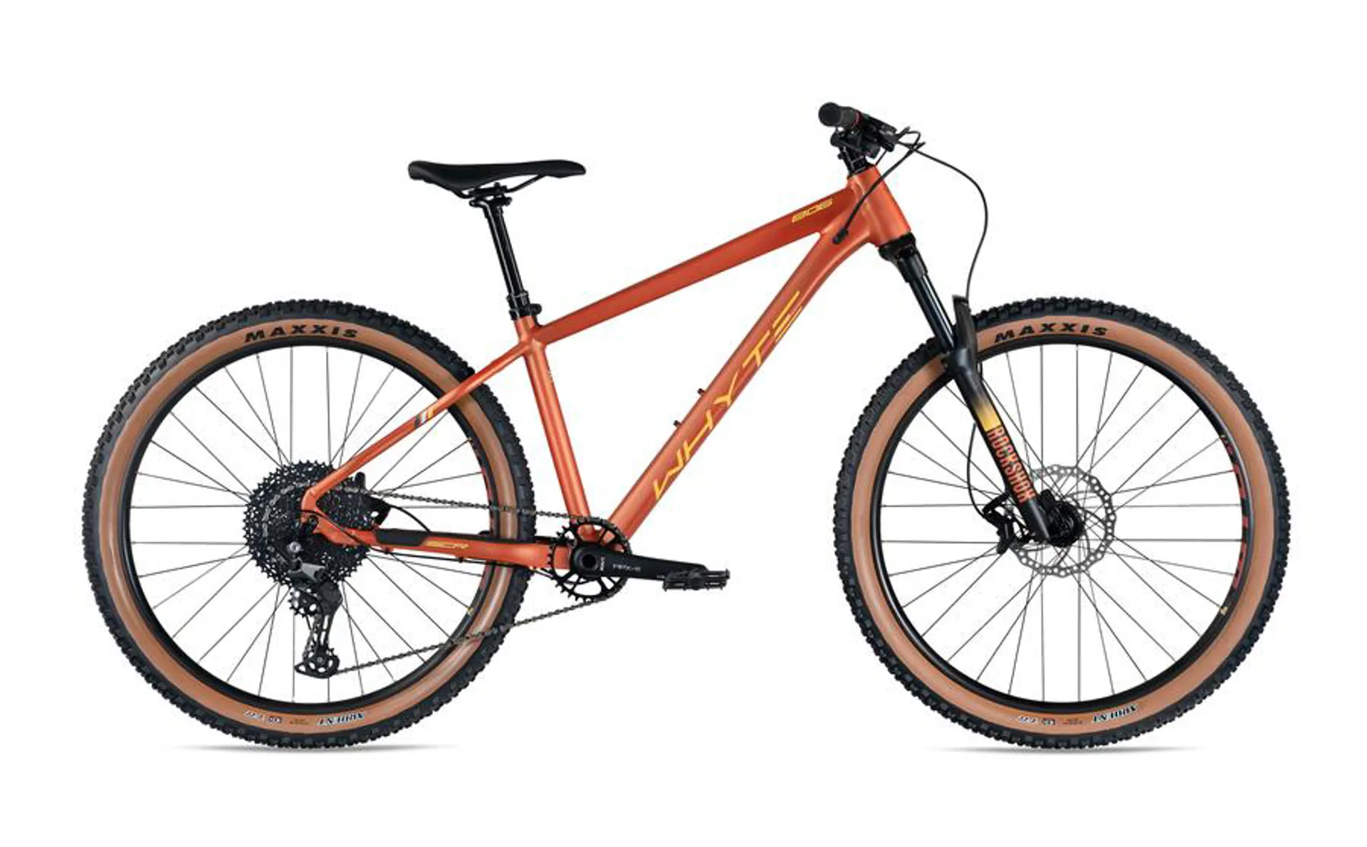 2022 Whyte 806 Compact V4 Hardtail Mountain Bike Matt Burnt Orange