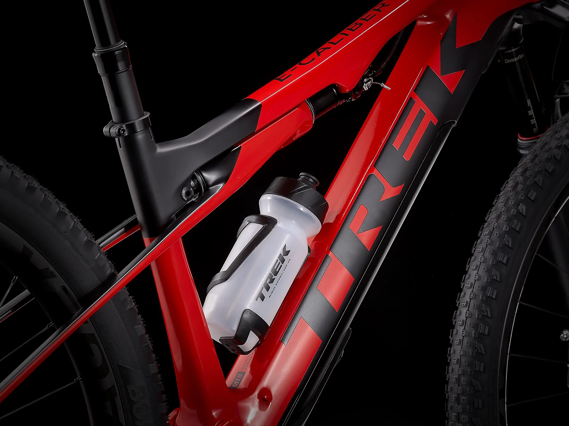 2021 Trek E-Caliber 9.8 GX AXS Full Suspension E-Bike Red and Black