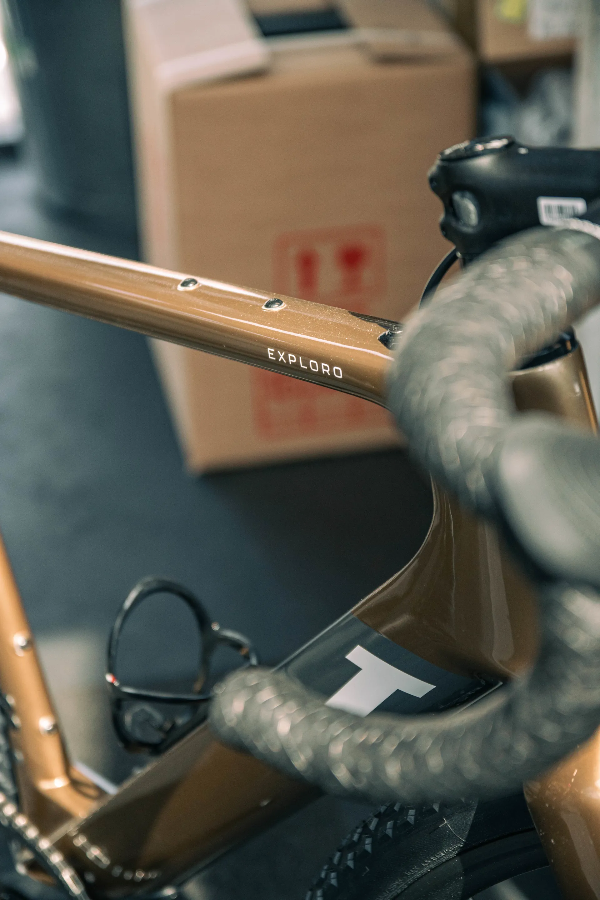 3T Exploro Ultra Rival XPLR 1X12 700C Gravel Bike in Coffee