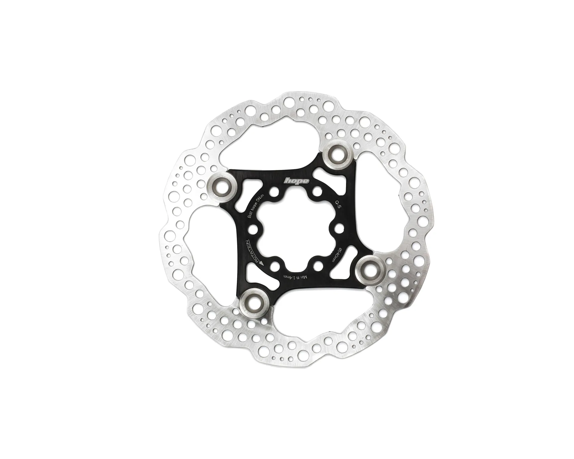 Hope Floating Disc Brake 140mm 6-Bolt Rotor in Black