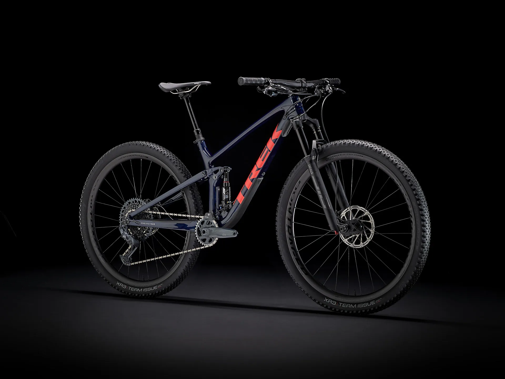2021 Trek Top Fuel 9.8 GX Mountain Bike in Blue