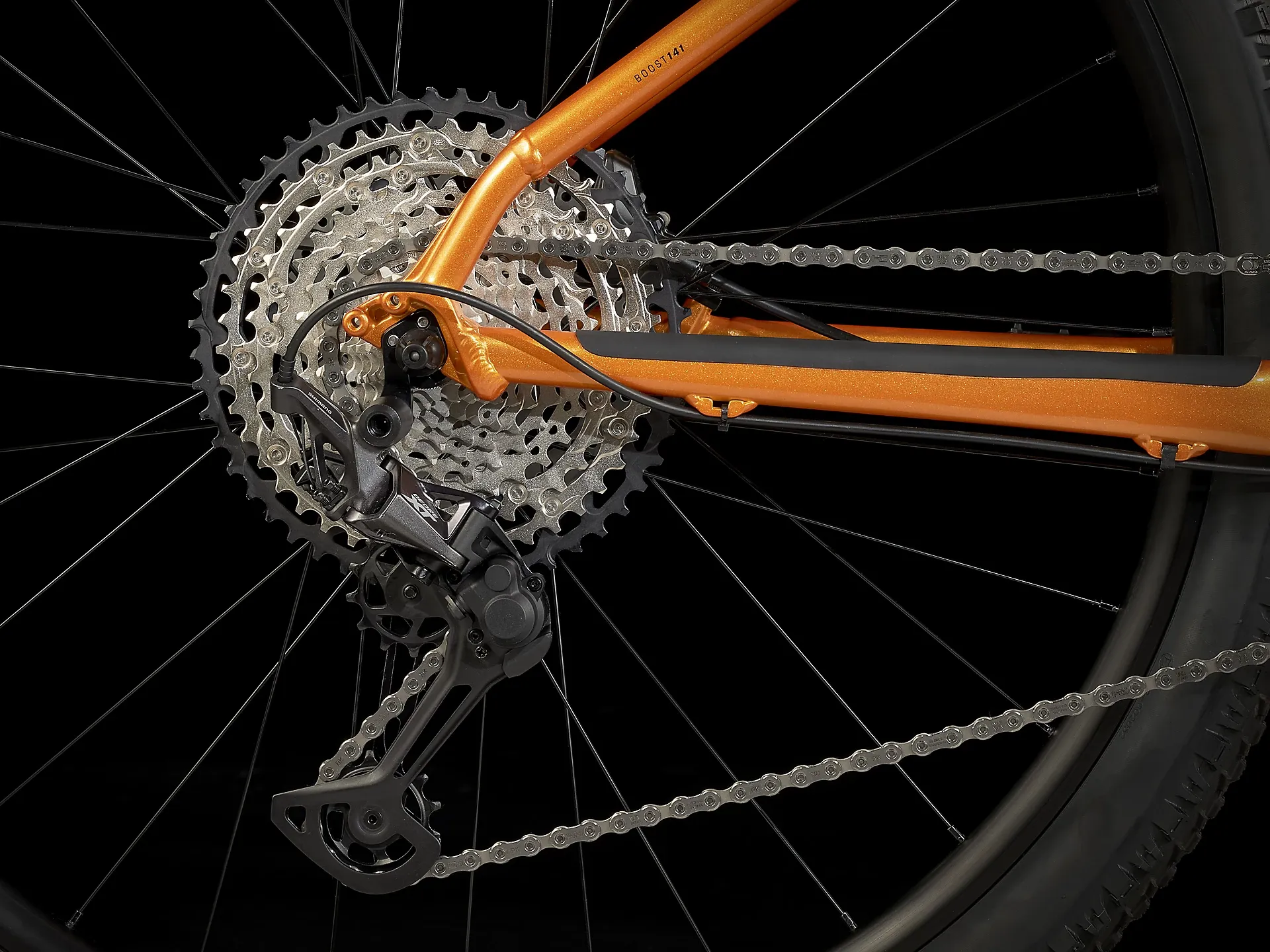 TREK X-Caliber 9 Hardtail Mountain Bike in Factory Orange