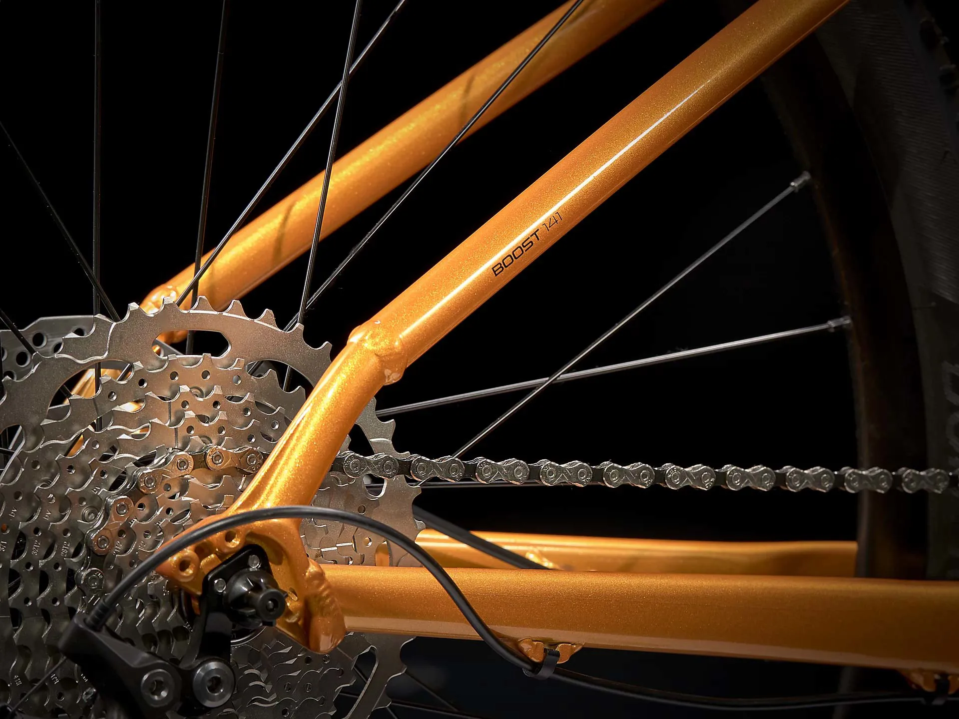 2021 TREK X-Caliber 7 Mountain Bike in Orange and Grey