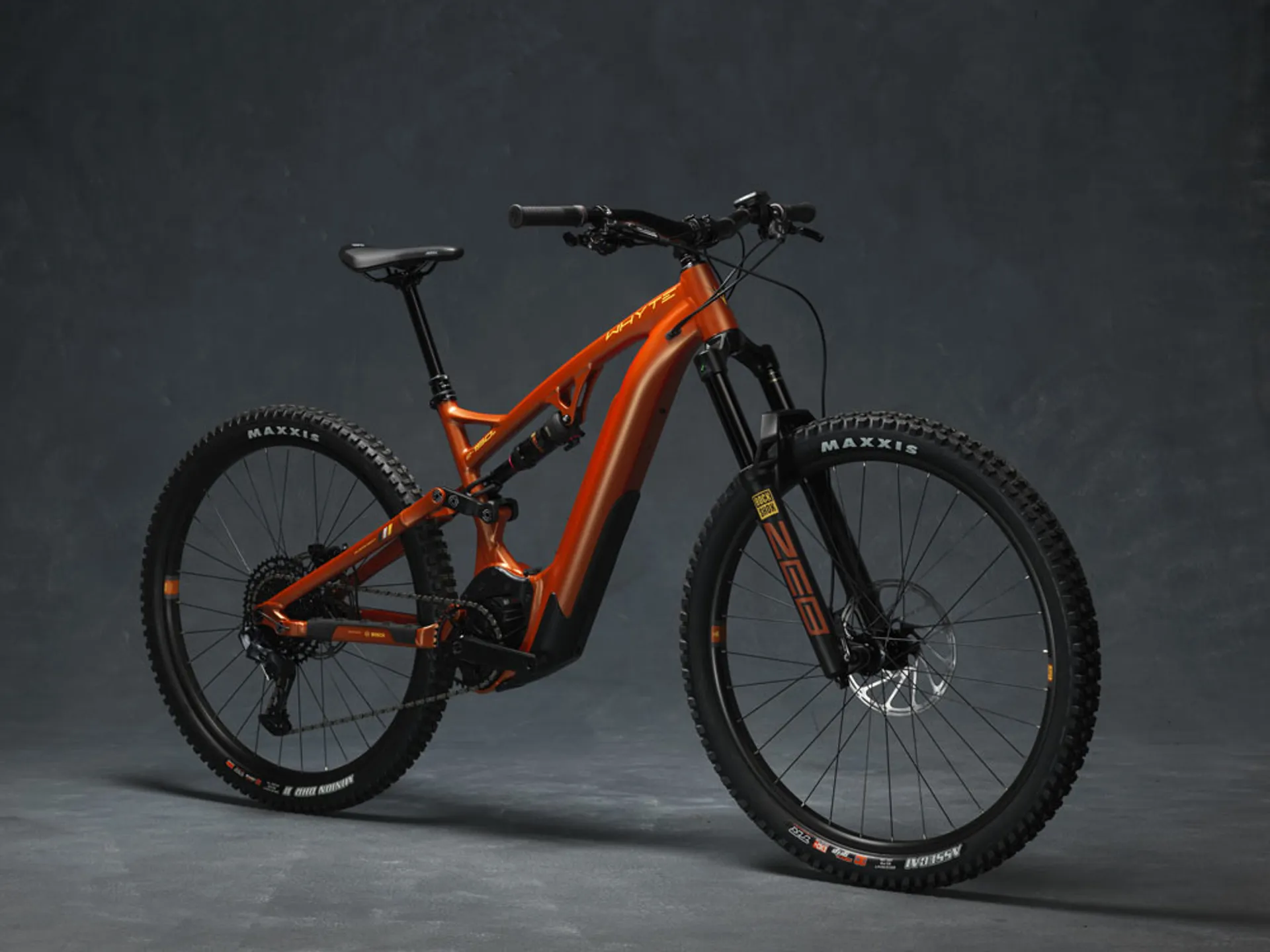 2022 Whyte E-150 S 29er v2 Full Suspension Electric Bike Matt Orange