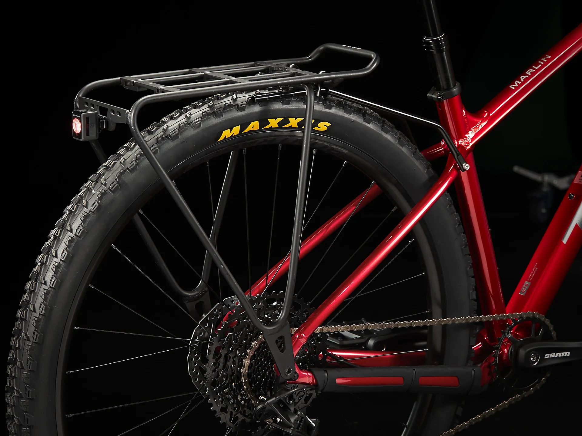 TREK Marlin 8 Gen 3 Hardtail Mountain Bike in Crimson Red