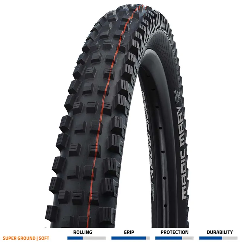 Schwalbe Magic Mary Addix Super Trail Soft Folding TLE Tyre - 29 x 2.4
