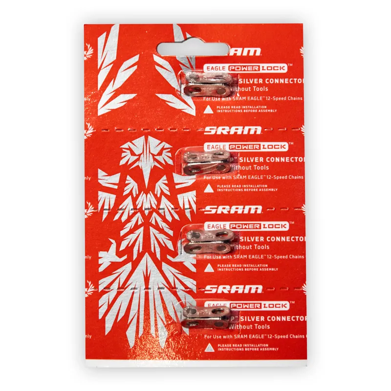 Sram Power lock Eagle 12s 4 Pack silver