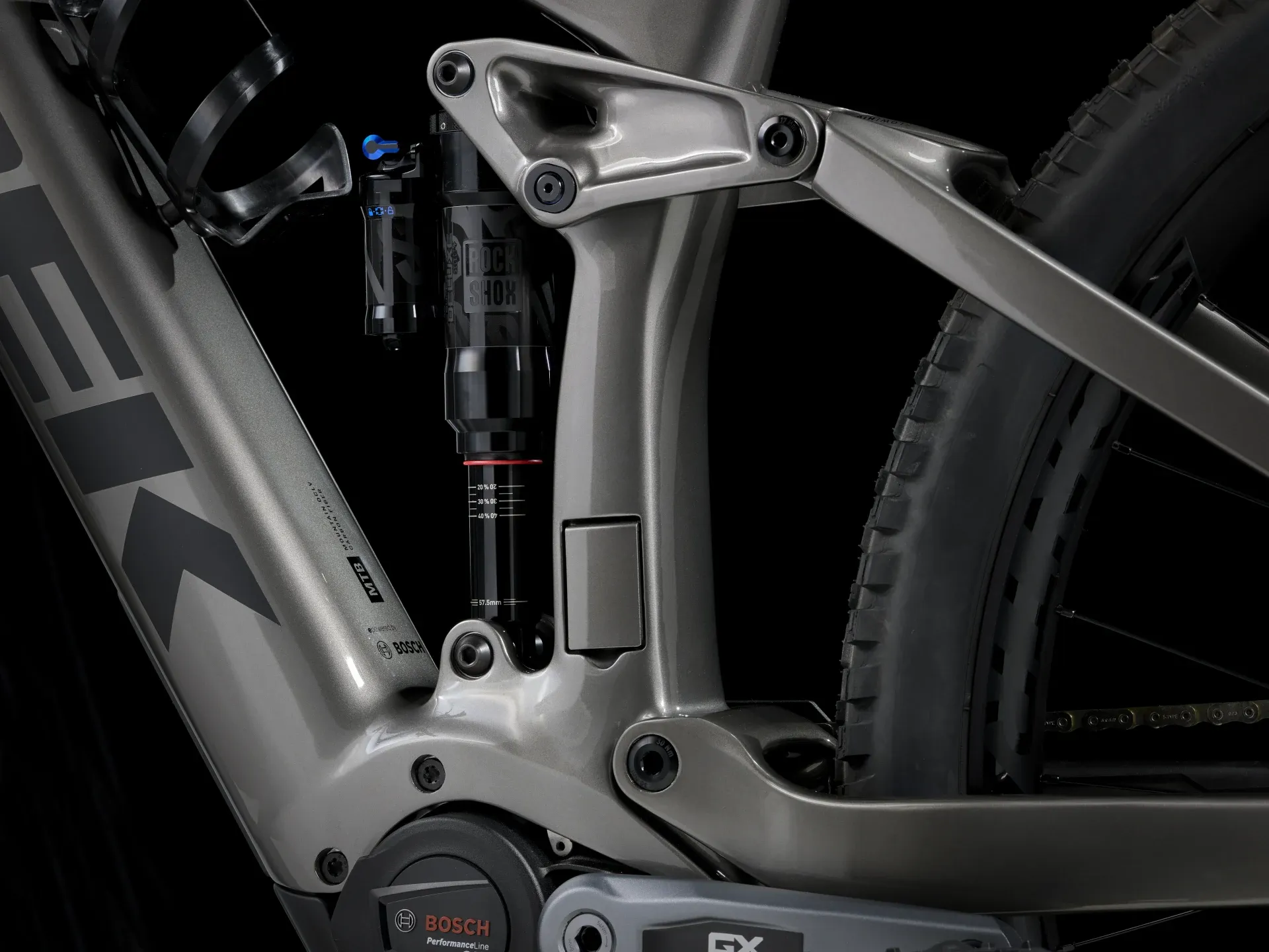 TREK Rail 9.8 GX AXS T-Type Gen 4 750Wh Full Suspension Mountain Bike ...